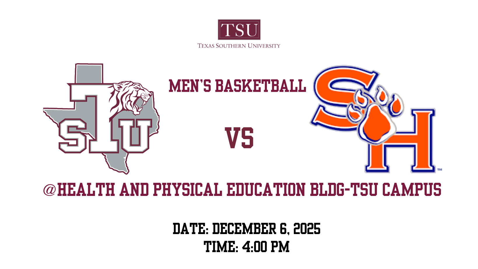 Men's TSU Basketball Night- TSU vs Sam Houston - Campaign
