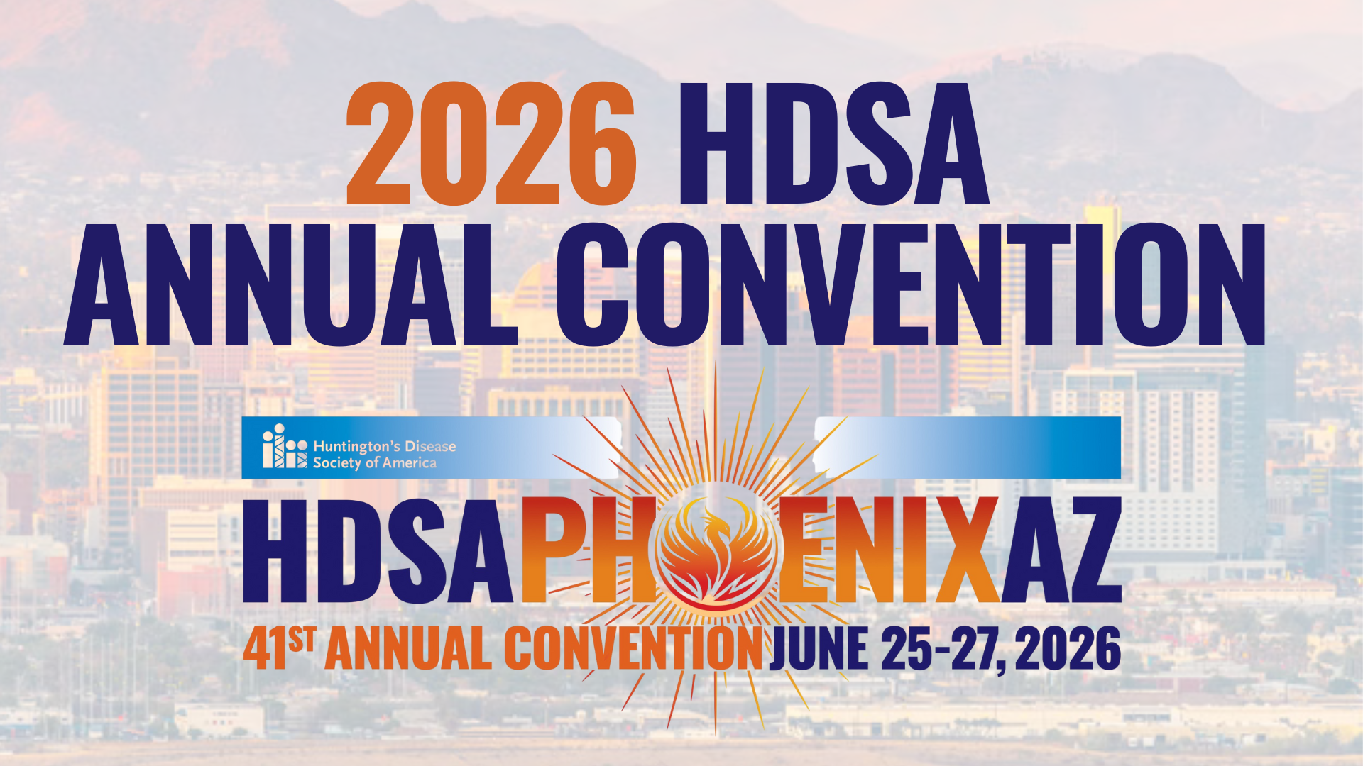 2026 HDSA Annual Convention - Phoenix, AZ - Campaign