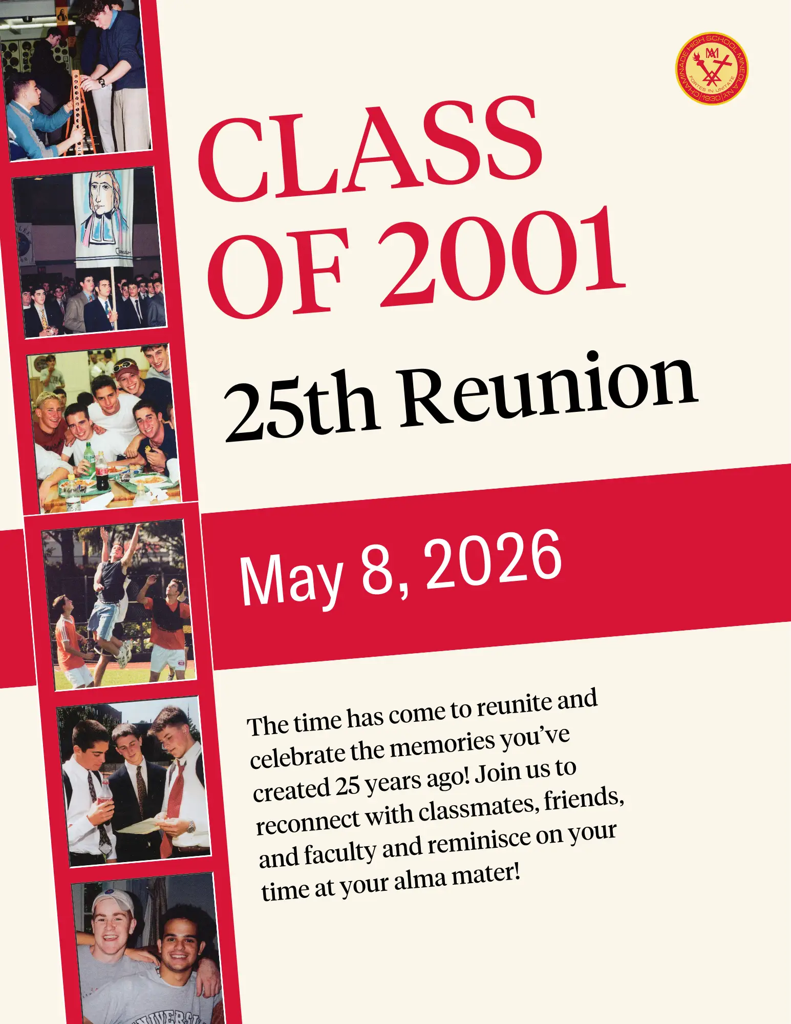 25th Reunion Class of 2001 - Campaign