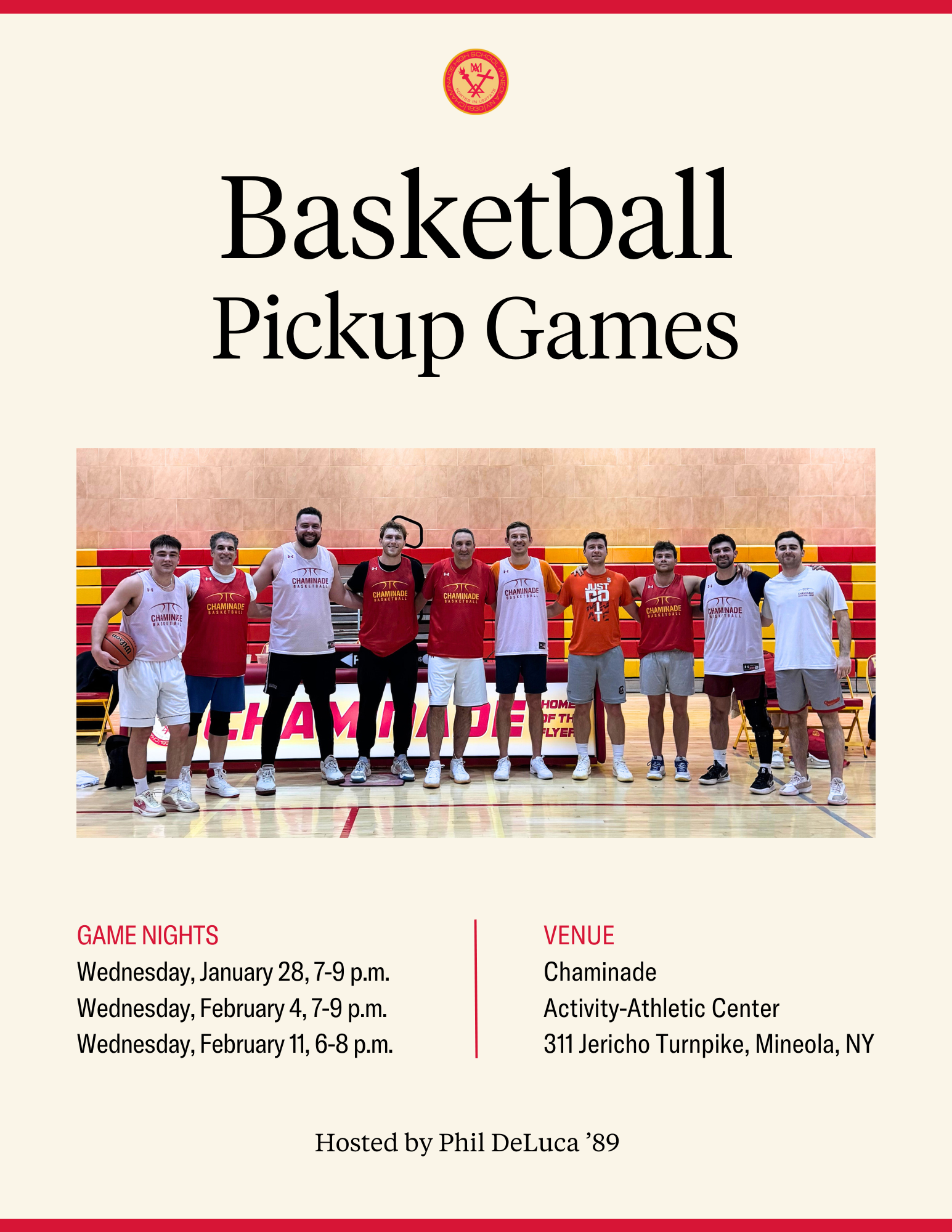 2026 Basketball Pickup Games - Campaign