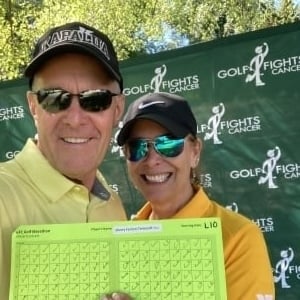 Sherry Fenton and Marc Tetreault's fundraising page for Golf Fights Cancer