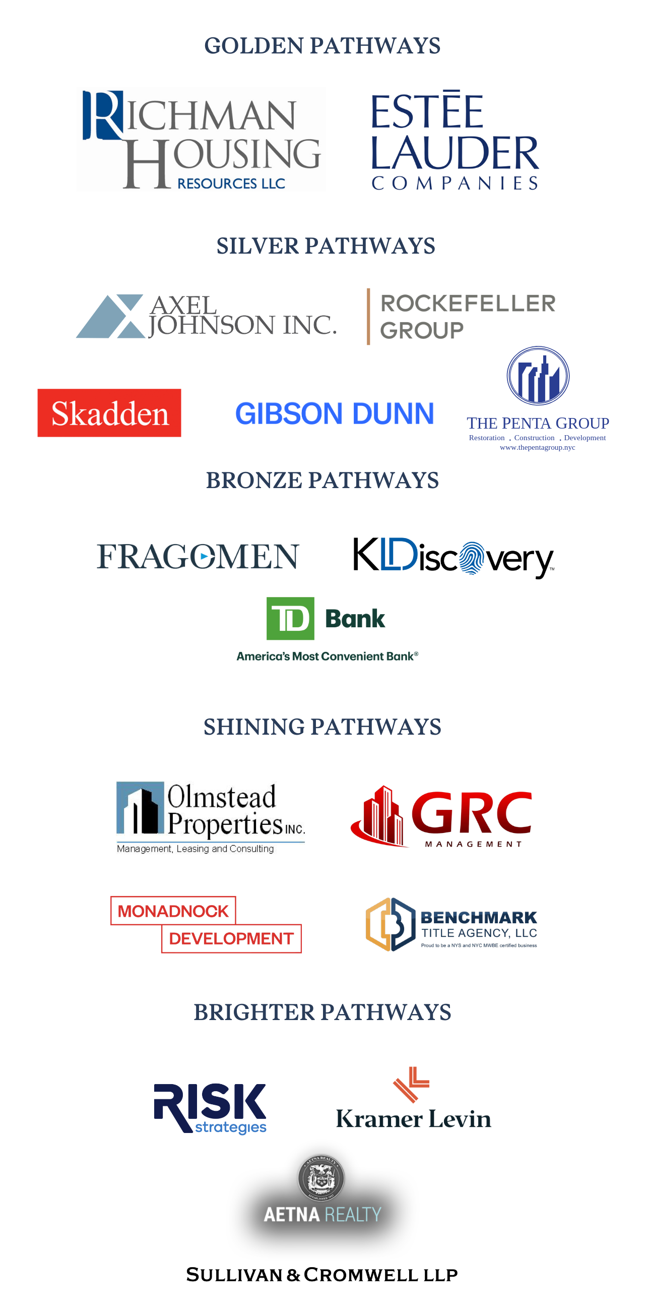 Urban Pathways' 2024 Gala - Campaign