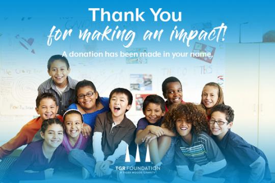 Donate to TGR Foundation Education Programs